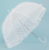 White Lace Parasol