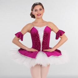 1st Position Embossed Velour Tutu with Glitter Net Top Skirt | The ...